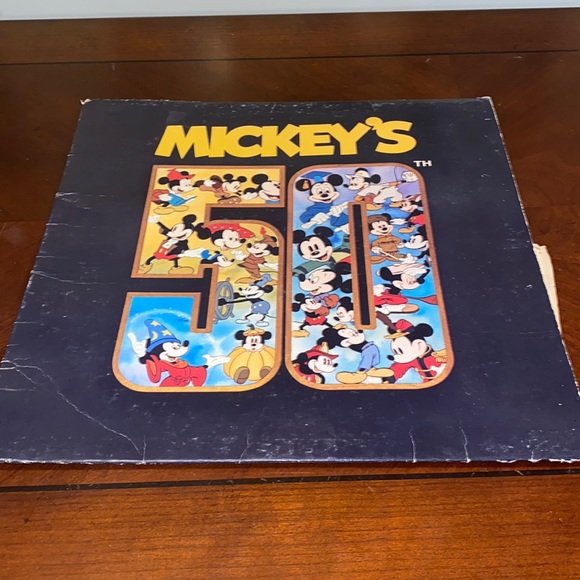 Disney | Other | Vintage Record Album Cover Record Not Included Mickeys ...